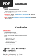 First vs. Second Intention Healing | PDF | Wound Healing | Scar