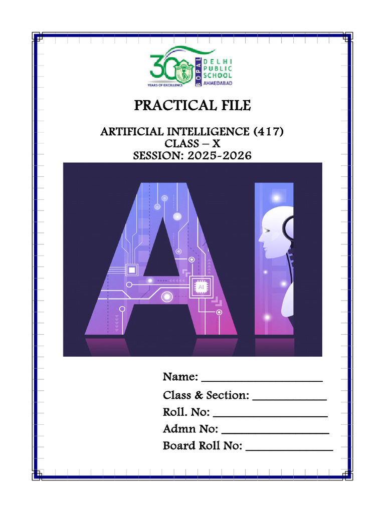1 Practical File Front Cover Page 25 26 | PDF