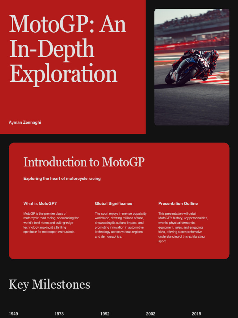 Comprehensive Guide to MotoGP Racing | PDF | Motorsport | Motorcycle Racing