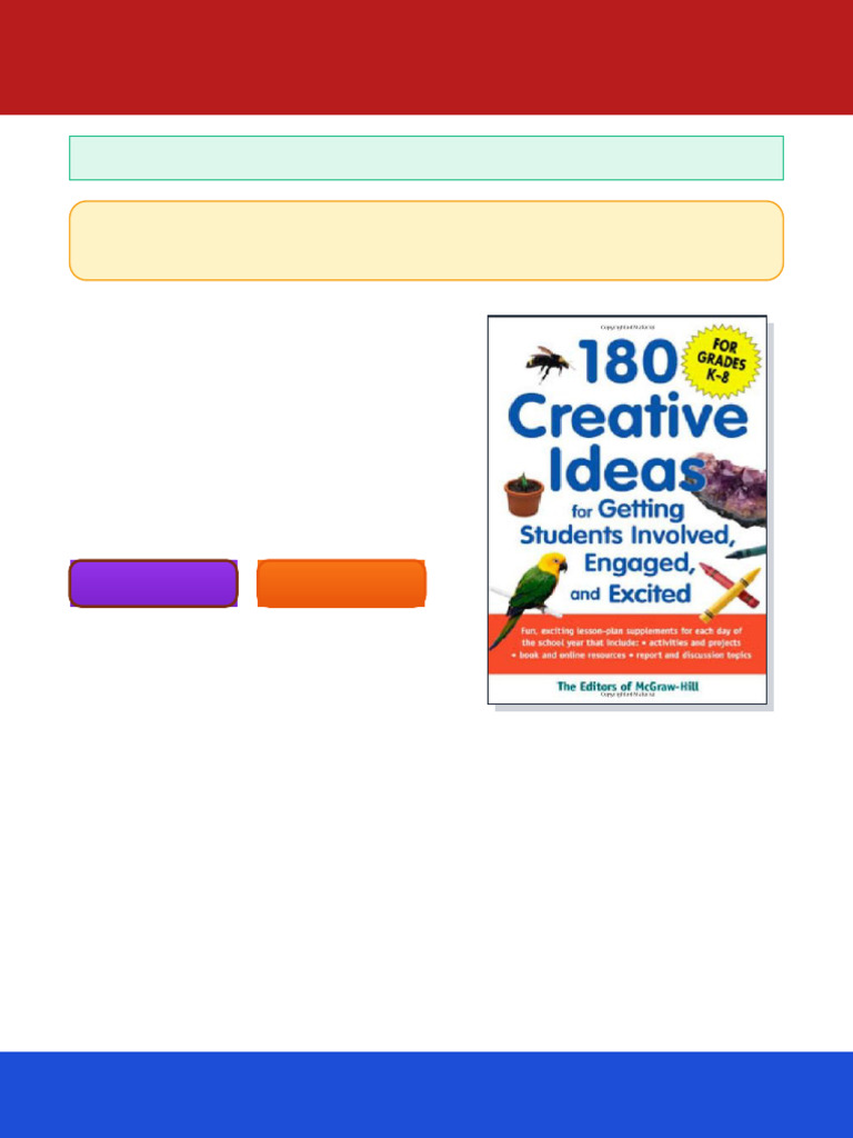 180 Creative Ideas for Getting Students Involved Engaged and Excited ...