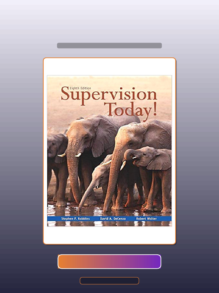 Test Bank of Supervision Today 8th by Robbins | PDF | Multiple Choice