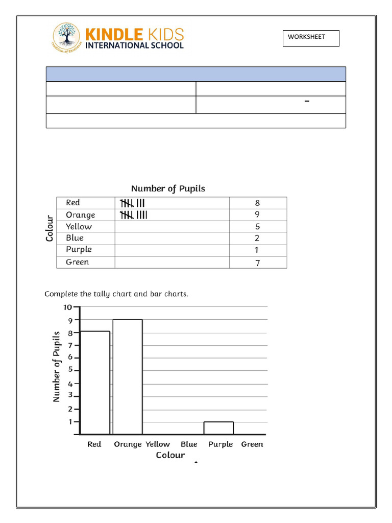 Grade 5 Tally Chart Worksheet | PDF