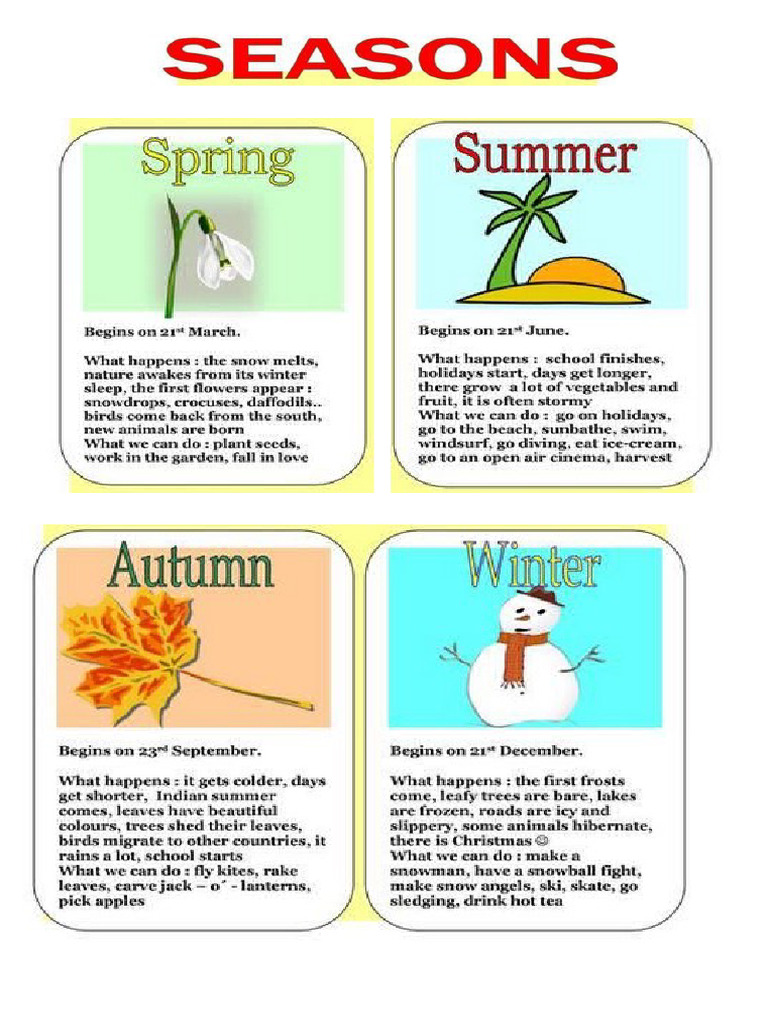 The Four Seasons | PDF