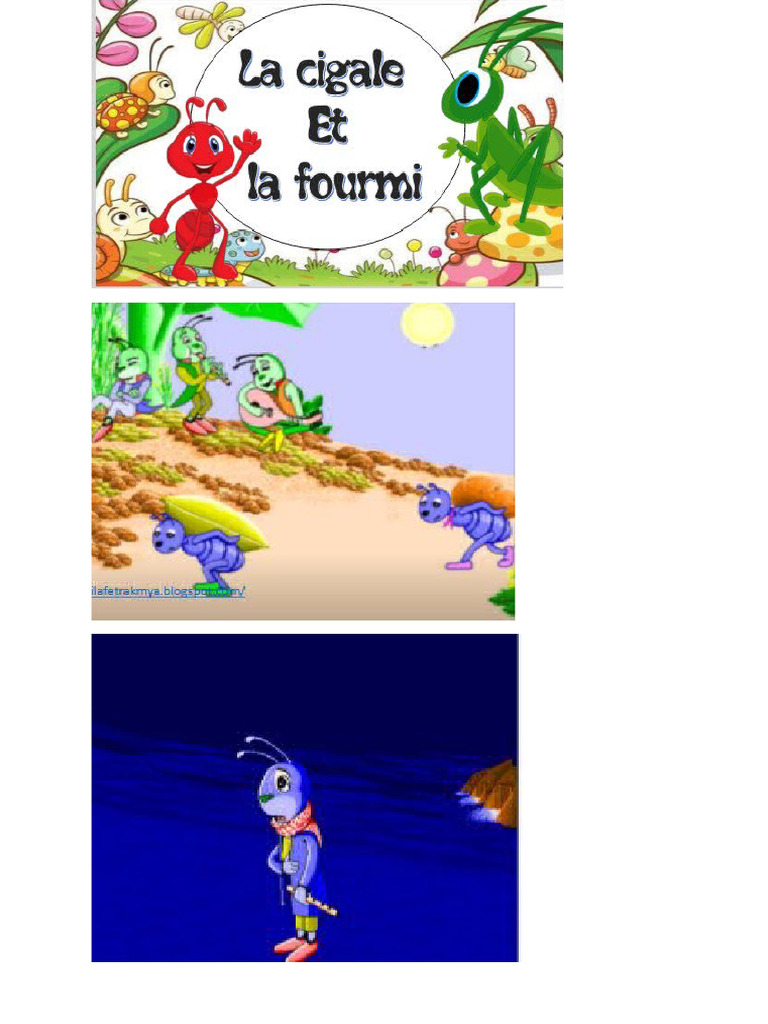 La Cigale Et La Fourmi | PDF