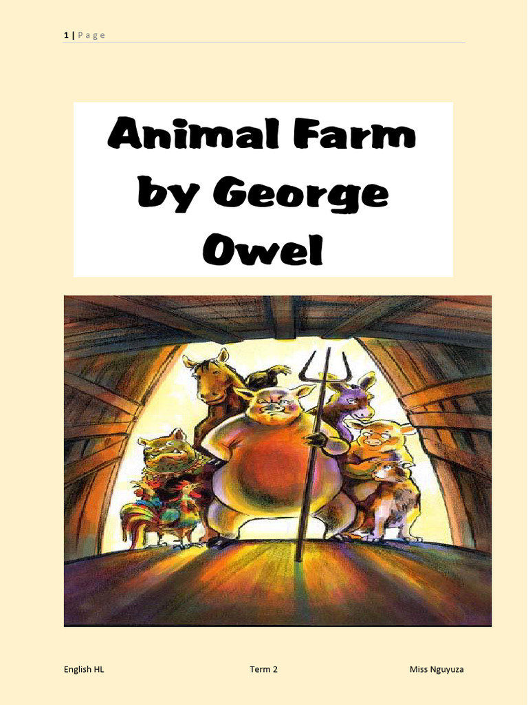 Animal Farm Study Guide for English HL | PDF | George Orwell