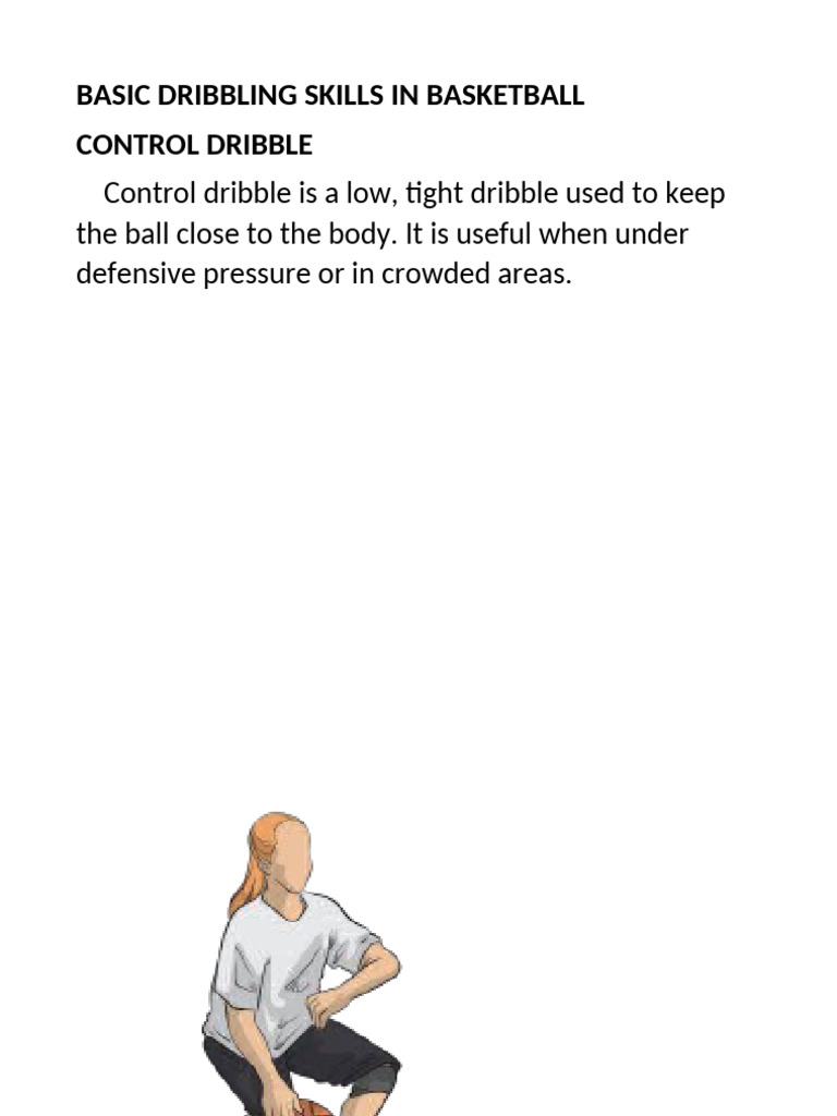 Basic Dribbling Skills in Basketball | PDF