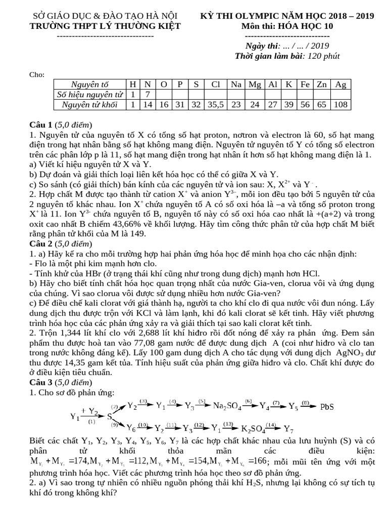 DE_Đ￁_HOA 10_LTK | PDF