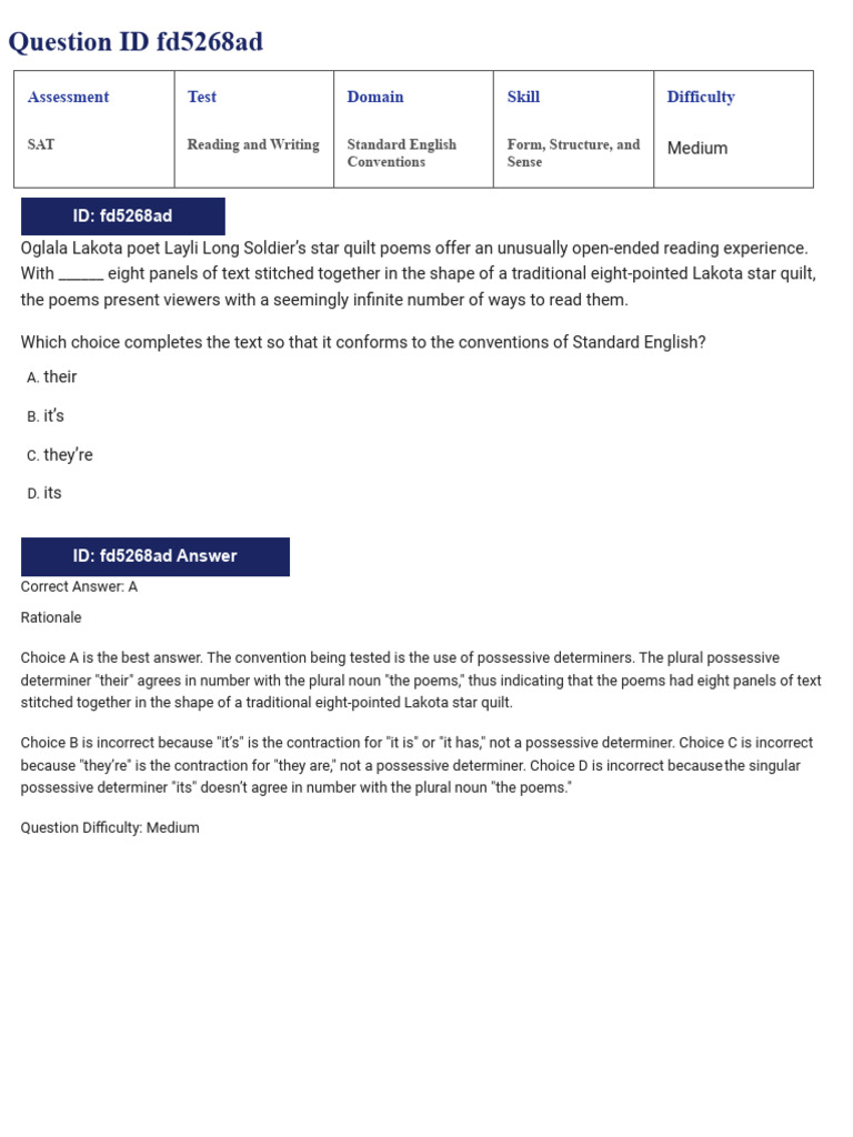 SAT English Conventions Practice Questions | PDF | Comma | Grammatical ...