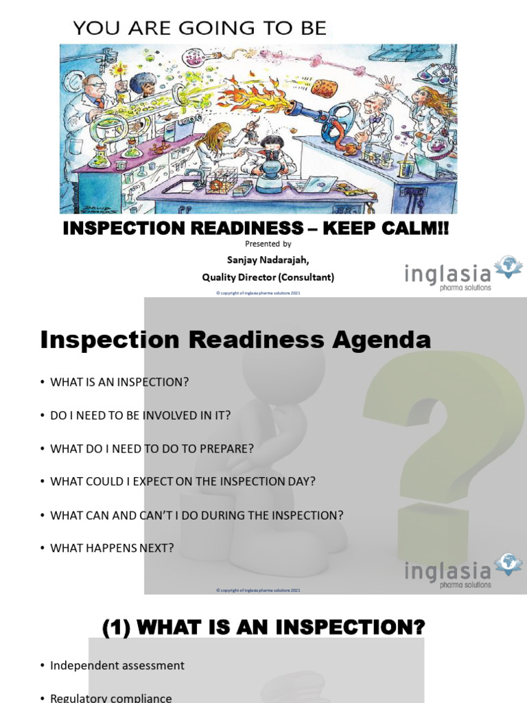 Inspection Readiness Guide for SMEs | PDF