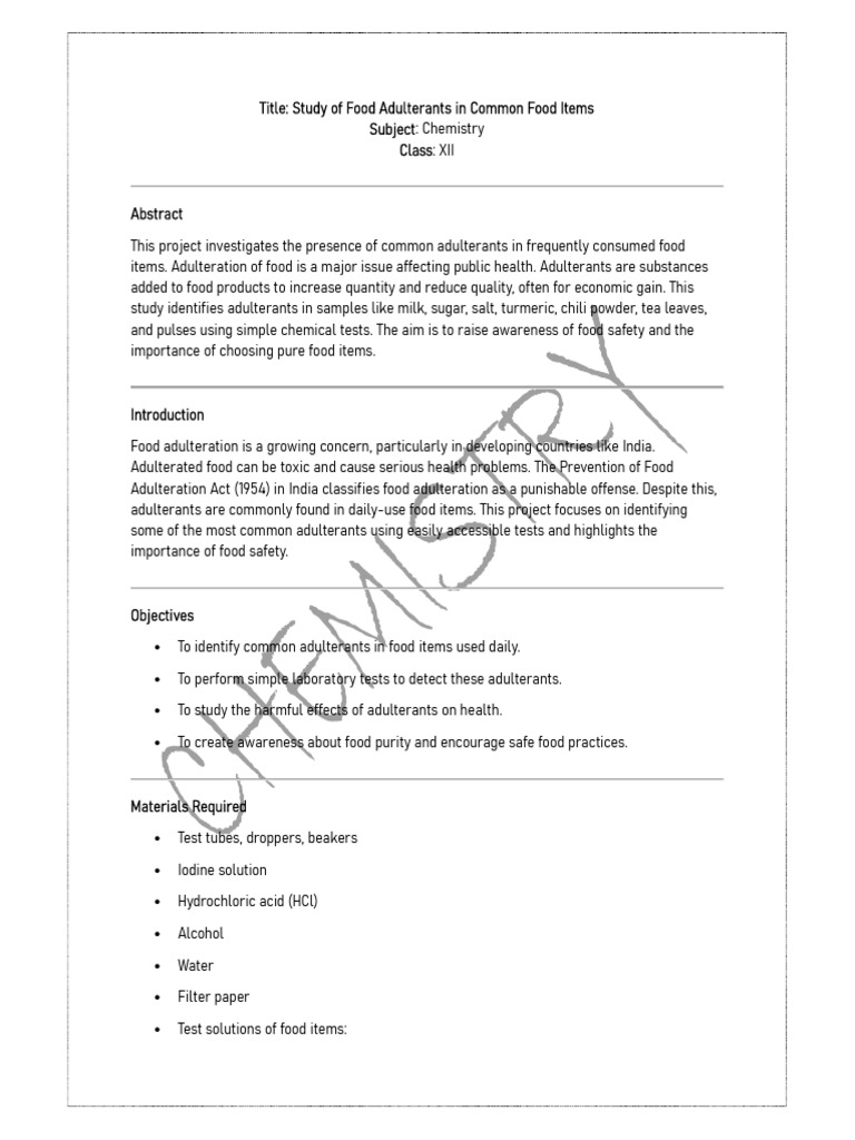 Chemistry - Research Paper | PDF | Antimicrobial