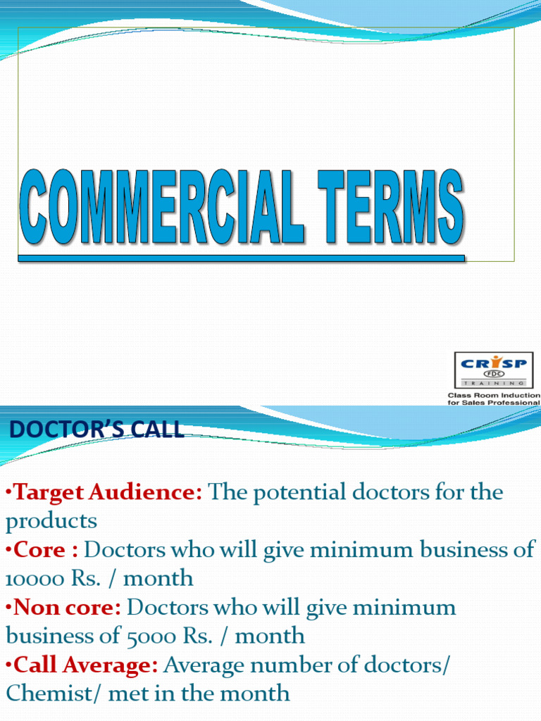 6 Commercial Terms (1) | PDF
