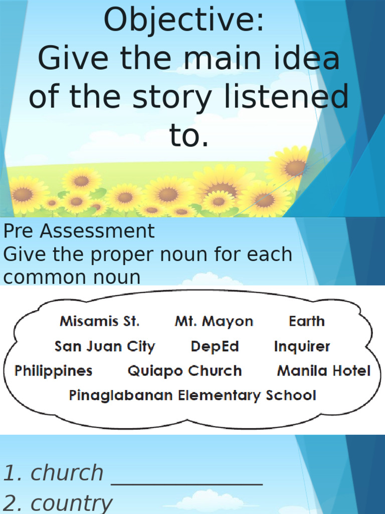 Main Idea and Character Analysis Activities | PDF | Classroom ...