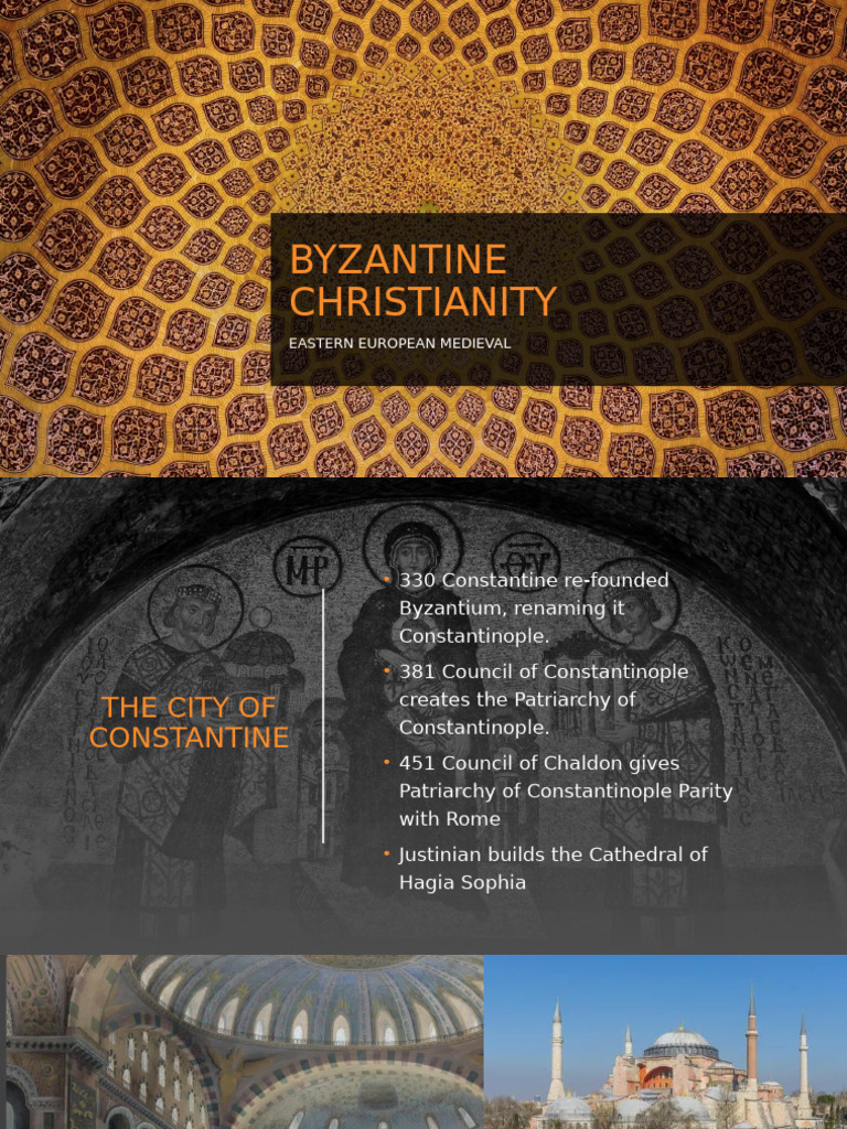 Byzantine Christianity in Eastern Europe | PDF | Constantinople ...