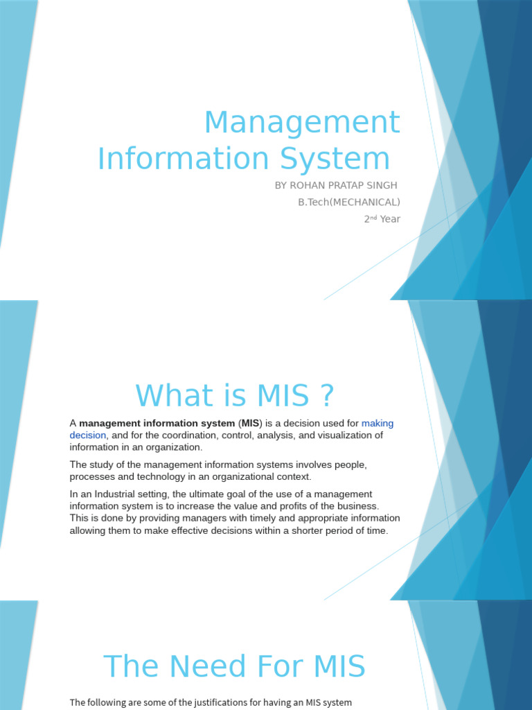 Management Information System | PDF | Management Information System ...