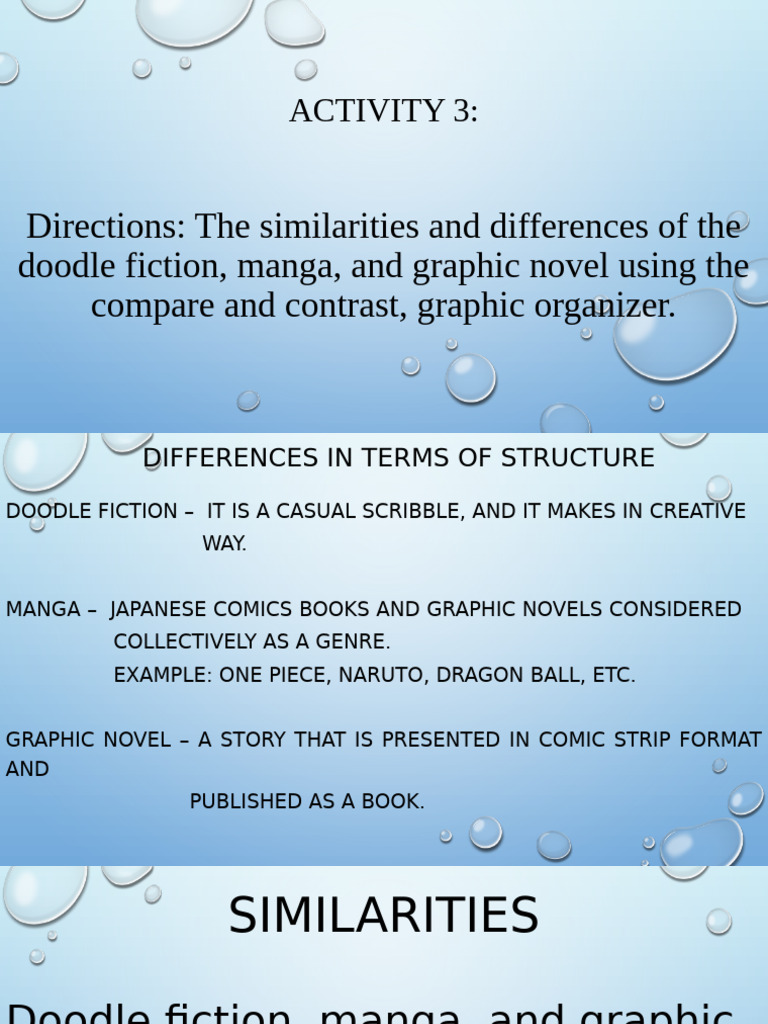 Compare Doodle Fiction, Manga, Graphic Novels | PDF