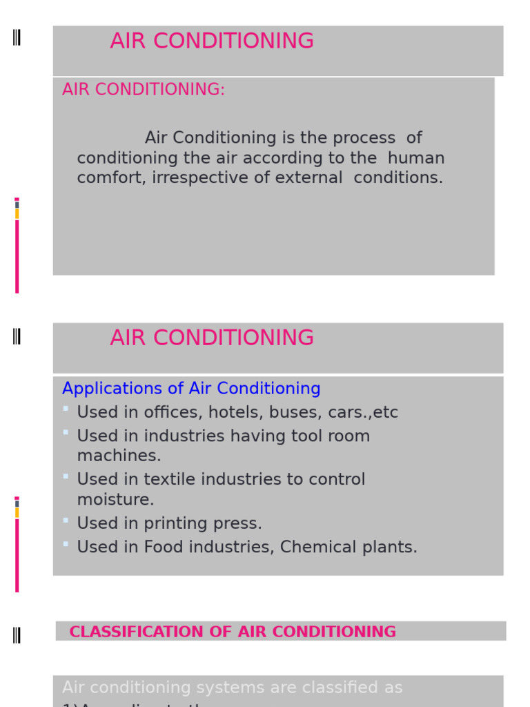 Final air conditioning | PDF | Air Conditioning | Humidity