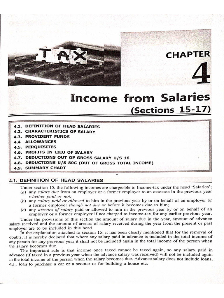 Chap-4 Taxation Textbook | PDF