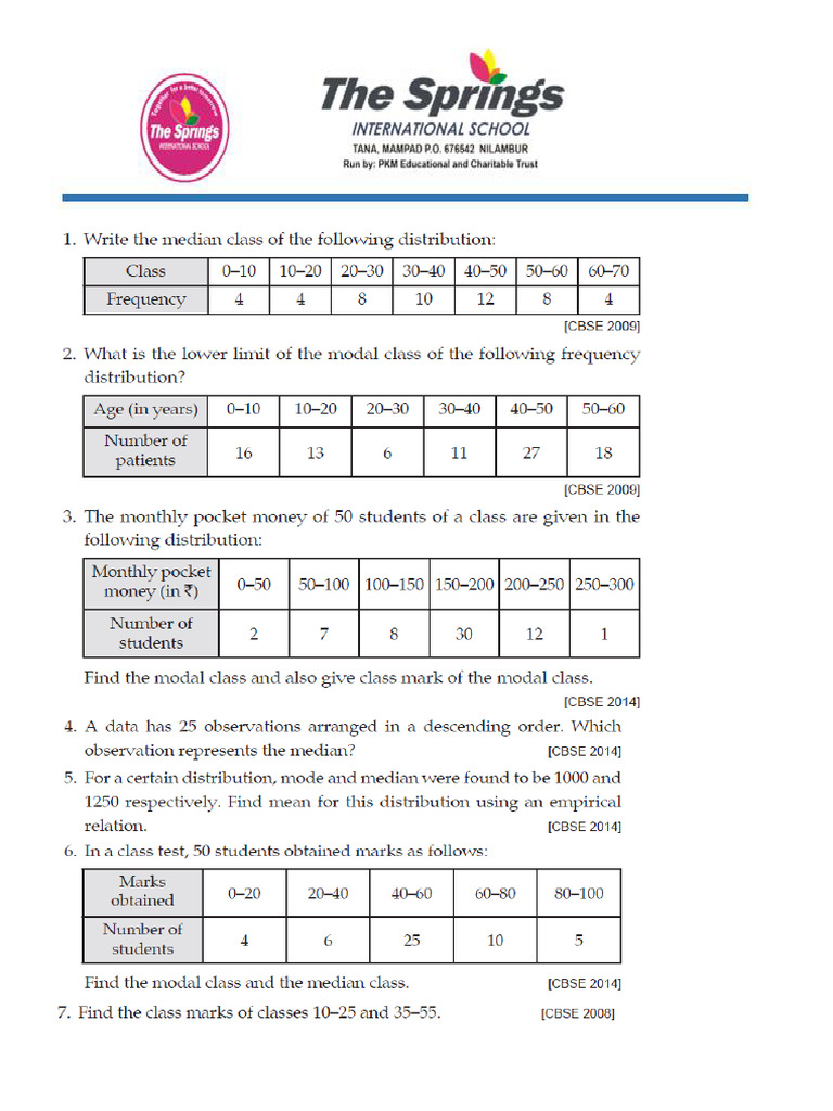 Chapter 13 Statistics Worksheet | PDF