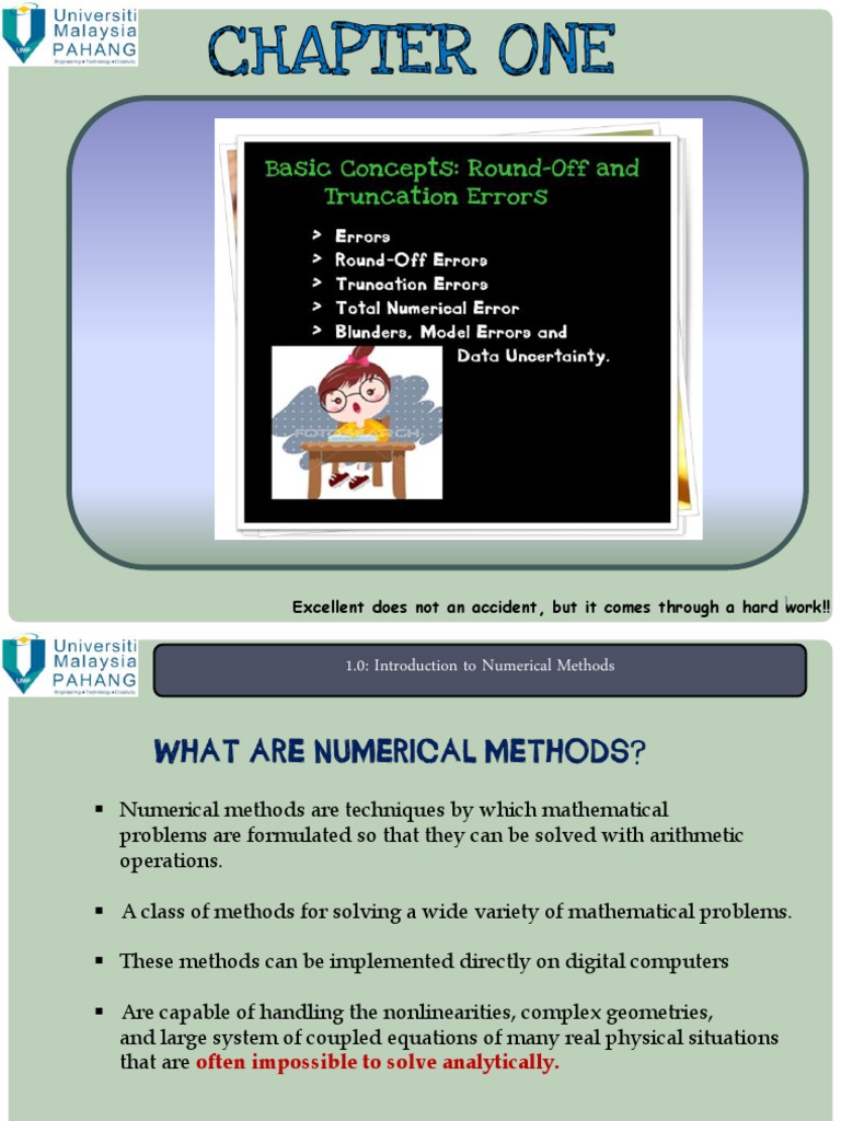 Chapter 1 Errors | PDF | Numerical Analysis | Approximation