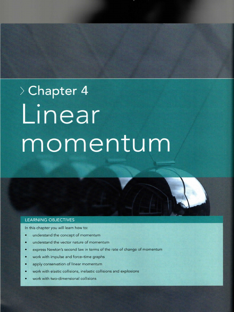 4 Linear Momentum | PDF