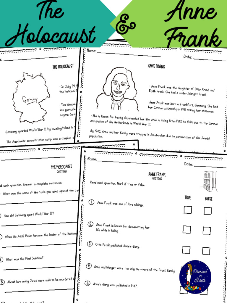 Holocaust and Anne Frank Overview | PDF | Anne Frank | The Holocaust