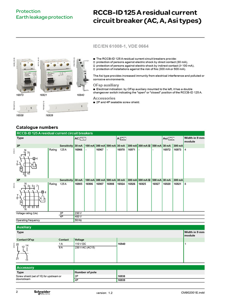 RCCB | PDF | Alternating Current | Electricity