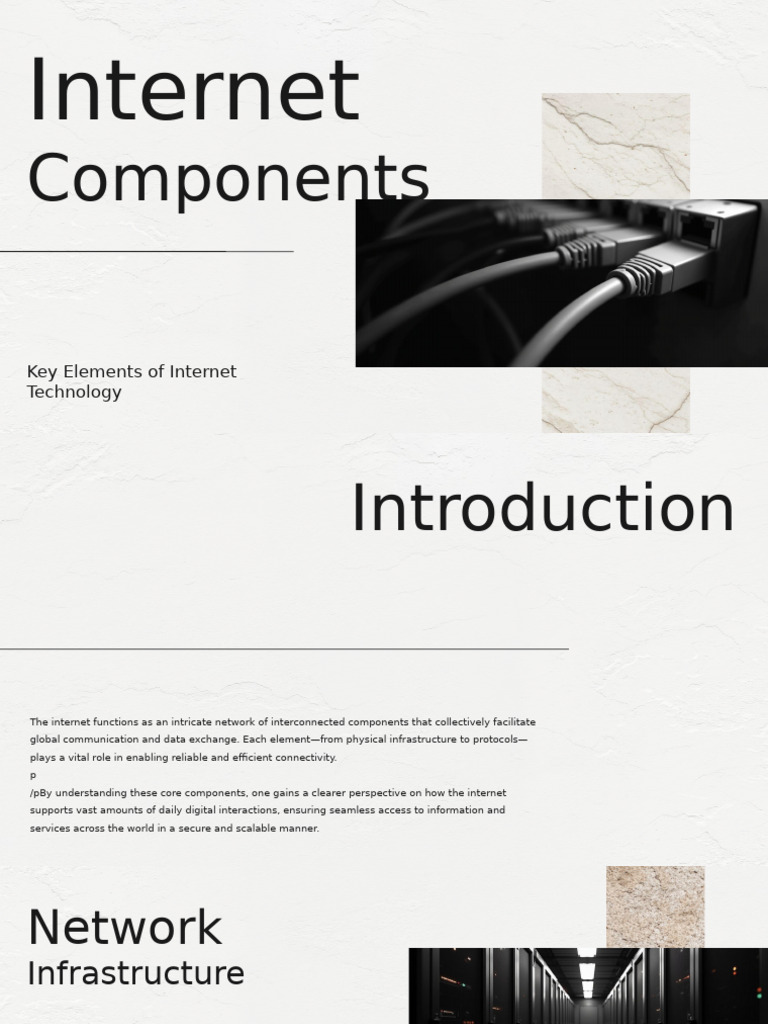 Internet Components (1) | PDF | Computer Network | Internet