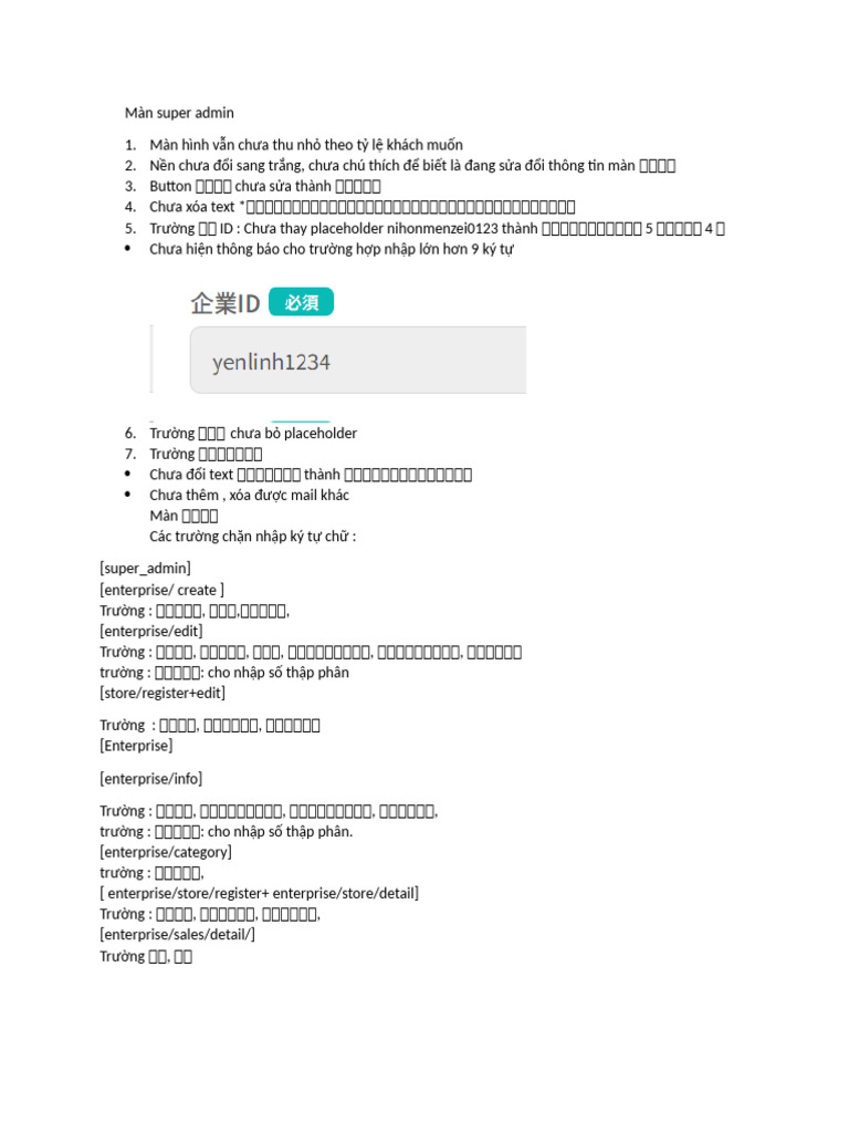 Màn Super Admin | PDF