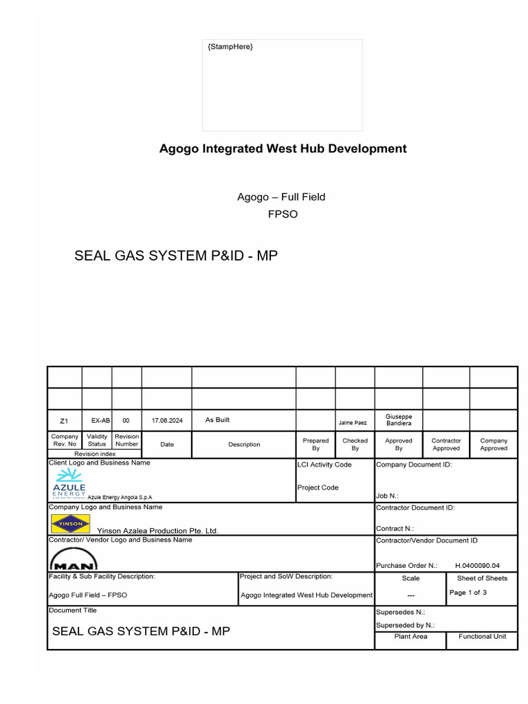 2101-Ma02-23-P-Xb-00006 - 01 - Z1 - MP - Seal Gas System - MP | PDF