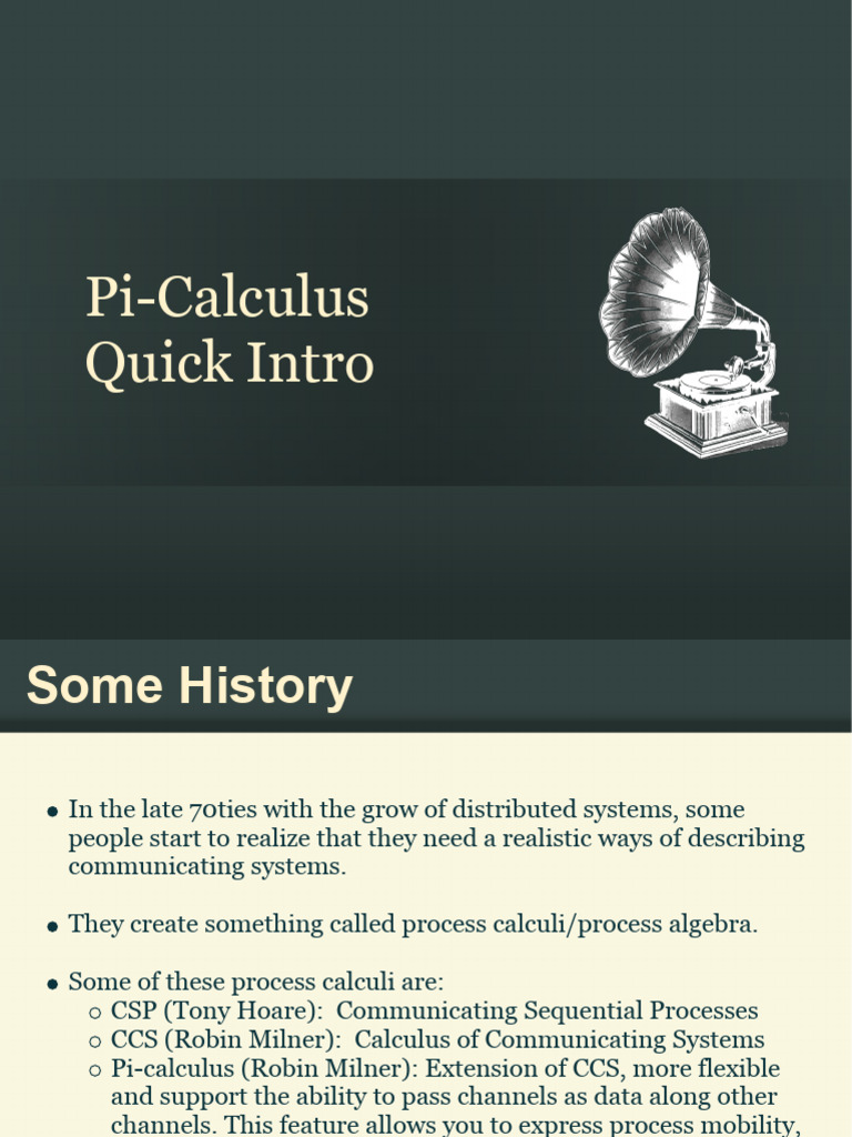 pi_calculus_quick_intro | PDF | Computing | Concurrency (Computer Science)