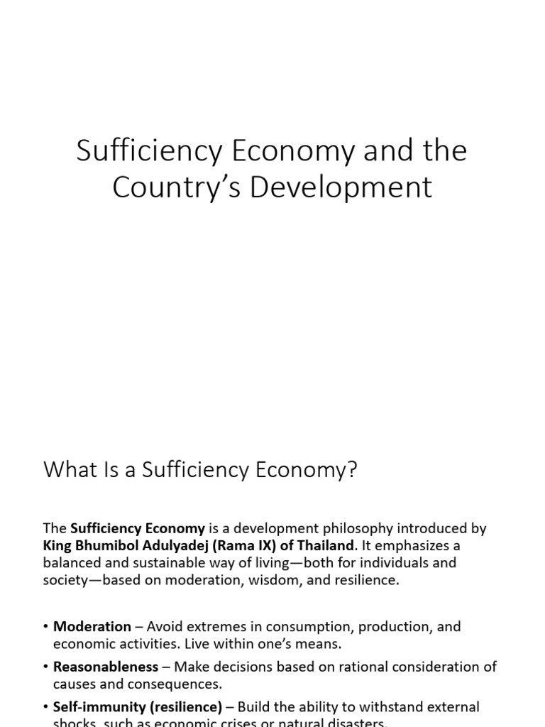 Sufficiency - Economy and Roles of Government | PDF | Fiscal Policy ...