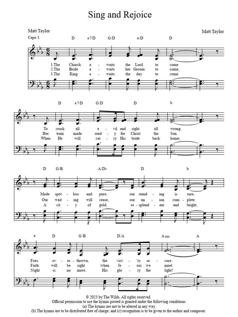 Sing and Rejoice - Eb | PDF