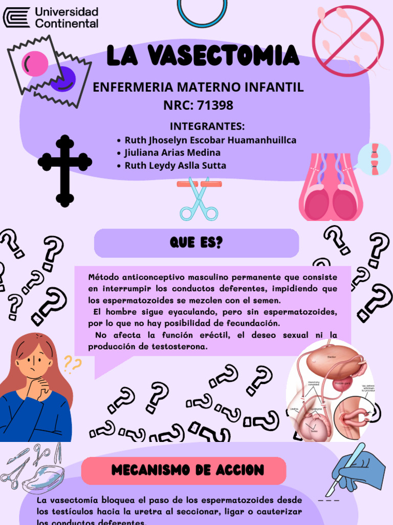 La Vasectomia | PDF | Especialidades Medicas | Reproducción humana