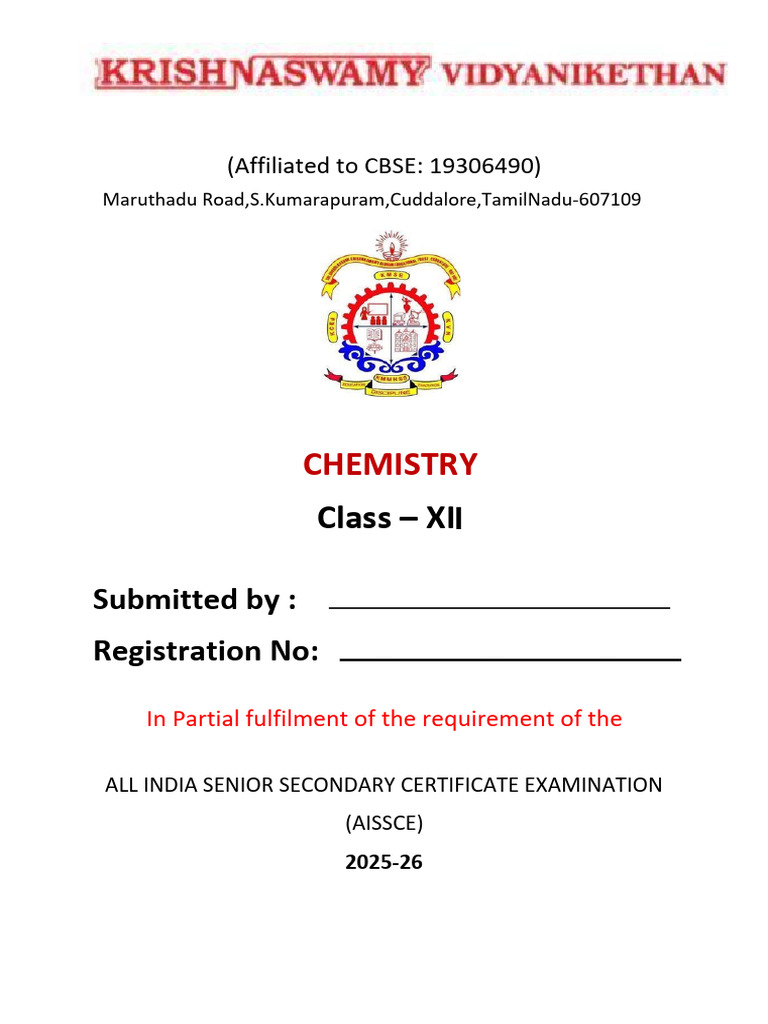 Front Page Class 12.PDF | PDF