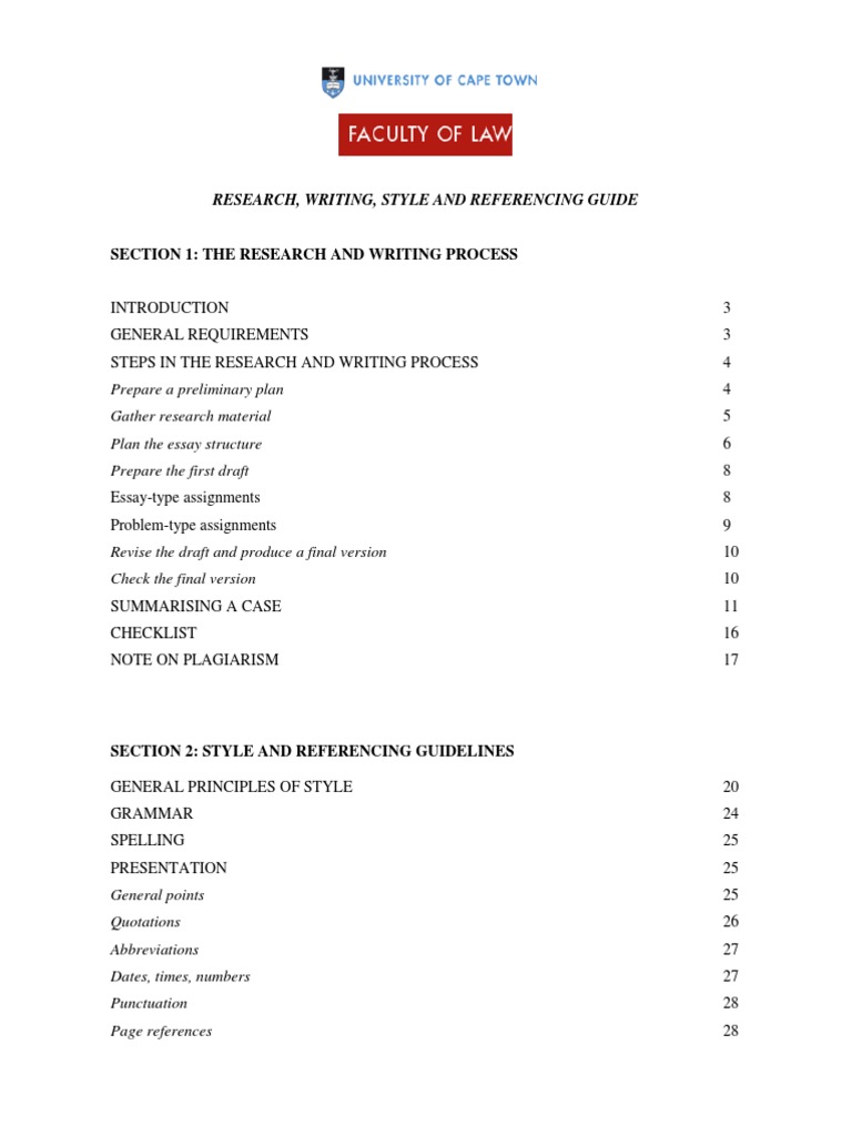 Writing Guide For Law Students | PDF | Precedent | Essays
