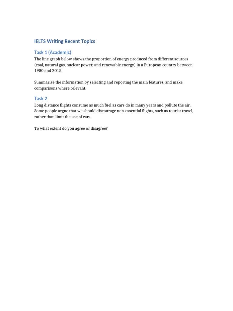 IELTS Writing Tasks-2 | PDF