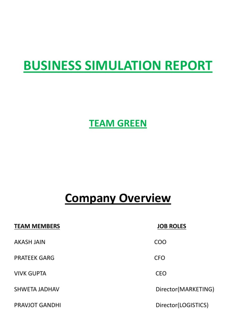 Business Simulation Report | Share Repurchase | Dividend