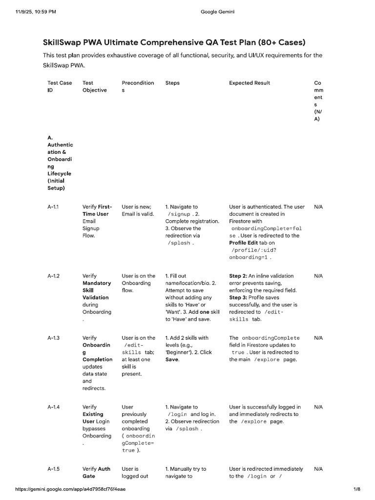 Test Case File 1 | PDF