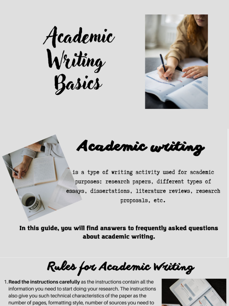 1. Academic Writing Basics-2 | PDF | Essays | Apa Style