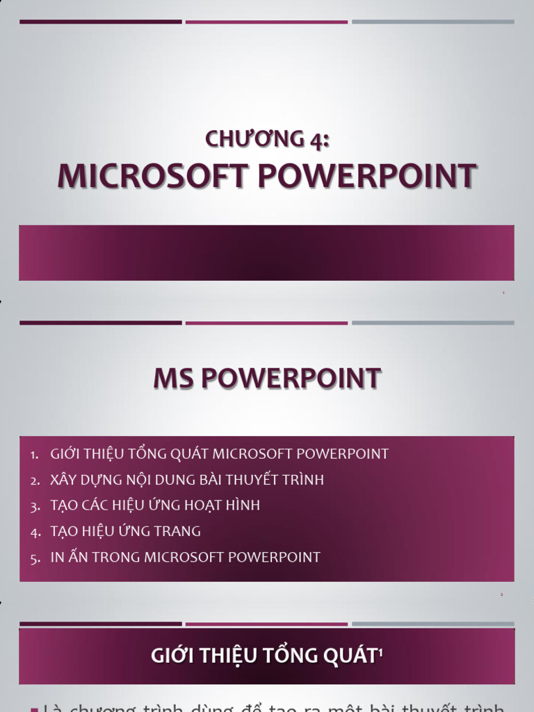 4. Ms Powerpoint | PDF