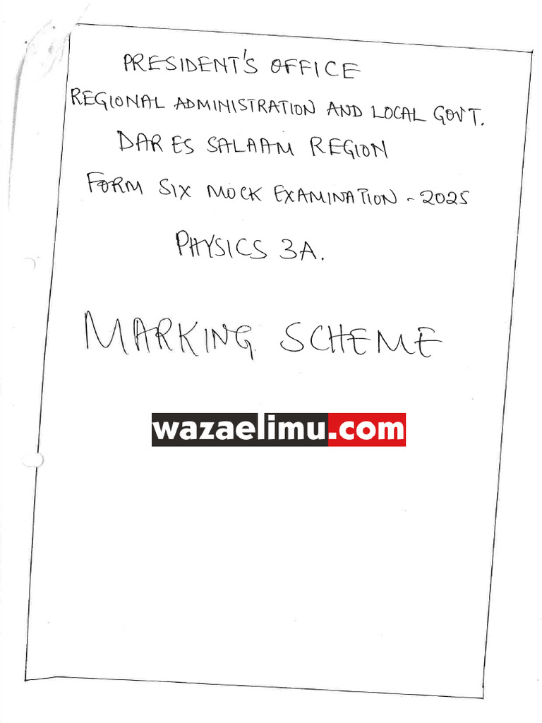PHYSICS 3A - WazaElimu.com (5) | PDF