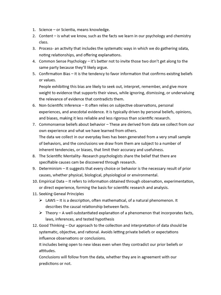 Key Concepts in Psychological Science | PDF | Psychology | Bias