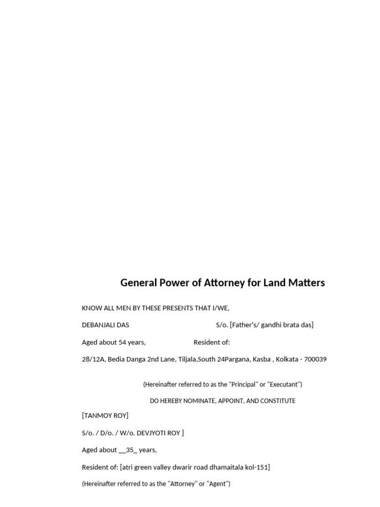 1st Class Magistrate | PDF | Power Of Attorney | Deed