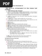 Earth's Physical Environment Overview | PDF | Precipitation ...