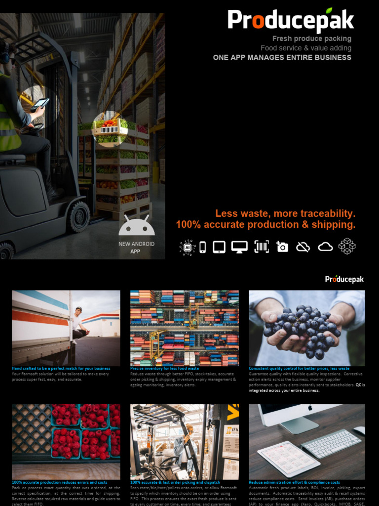 Farmsoft Fresh Produce-App | PDF | Mobile App | Barcode