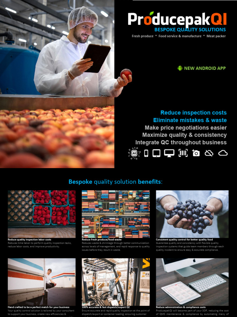 Fresh Produce Quality Inspection App | PDF | Artificial Intelligence ...