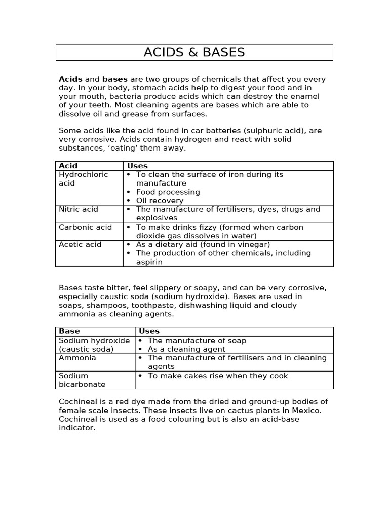 Understanding Acids and Bases | PDF