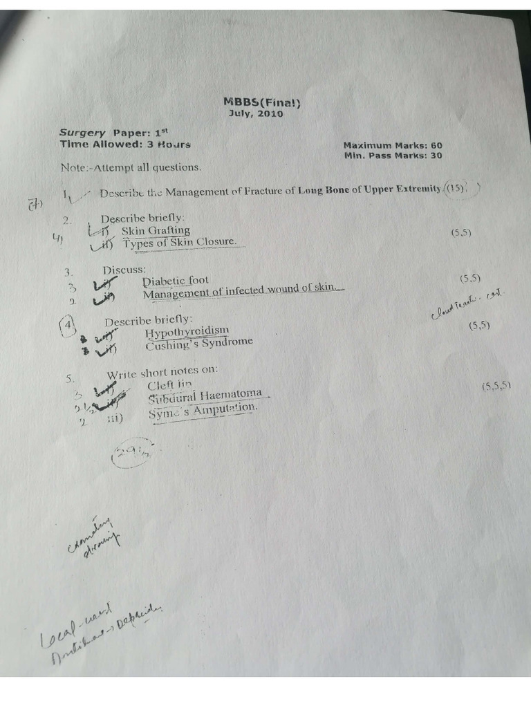 Surgery Papers | PDF
