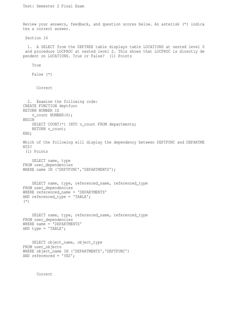 Final 2 PLSQL | PDF | Pl/Sql | Subroutine Final 2 PLSQL | PDF | Pl/Sql | Subroutine