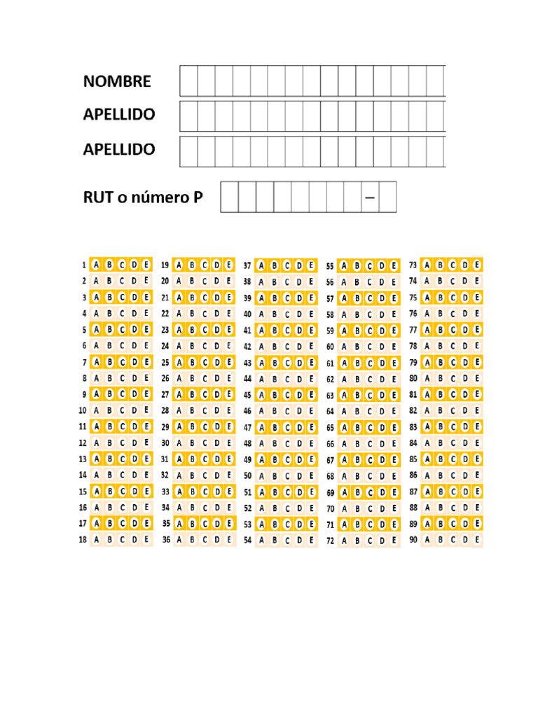 Hoja Respuesta Parte 1 (1) | PDF